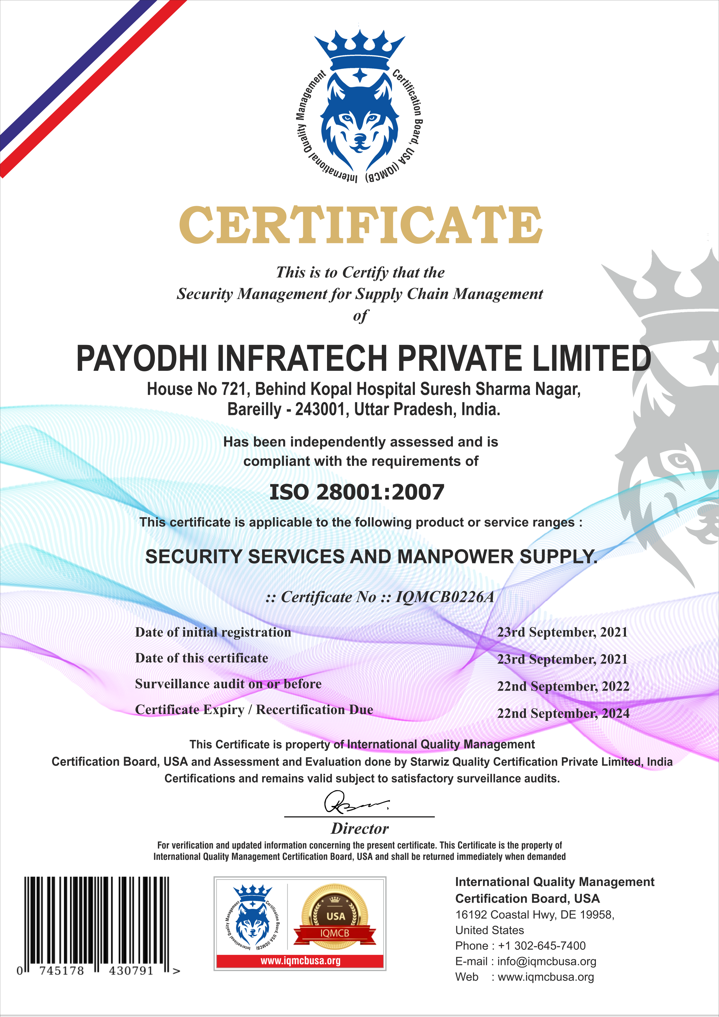 PAYODHI INFRATECH PRIVATE LIMITED
